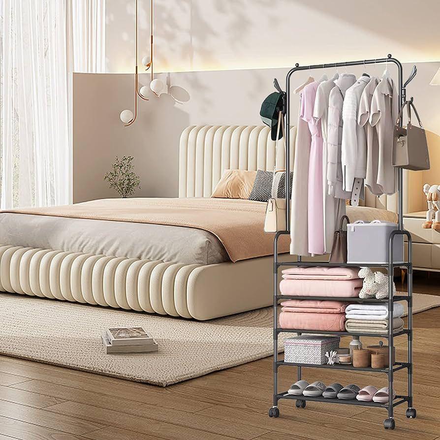 Nu Dekor - 5 Tier Multi-Purpose Shoe and Clothing Rack – Homestylez