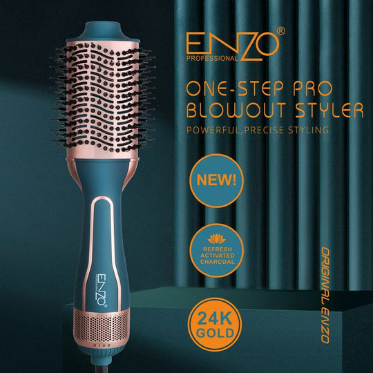 Enzo Pro One-Step Hair Dryer & Blowout Styler with Moluoge Oil – Homestylez